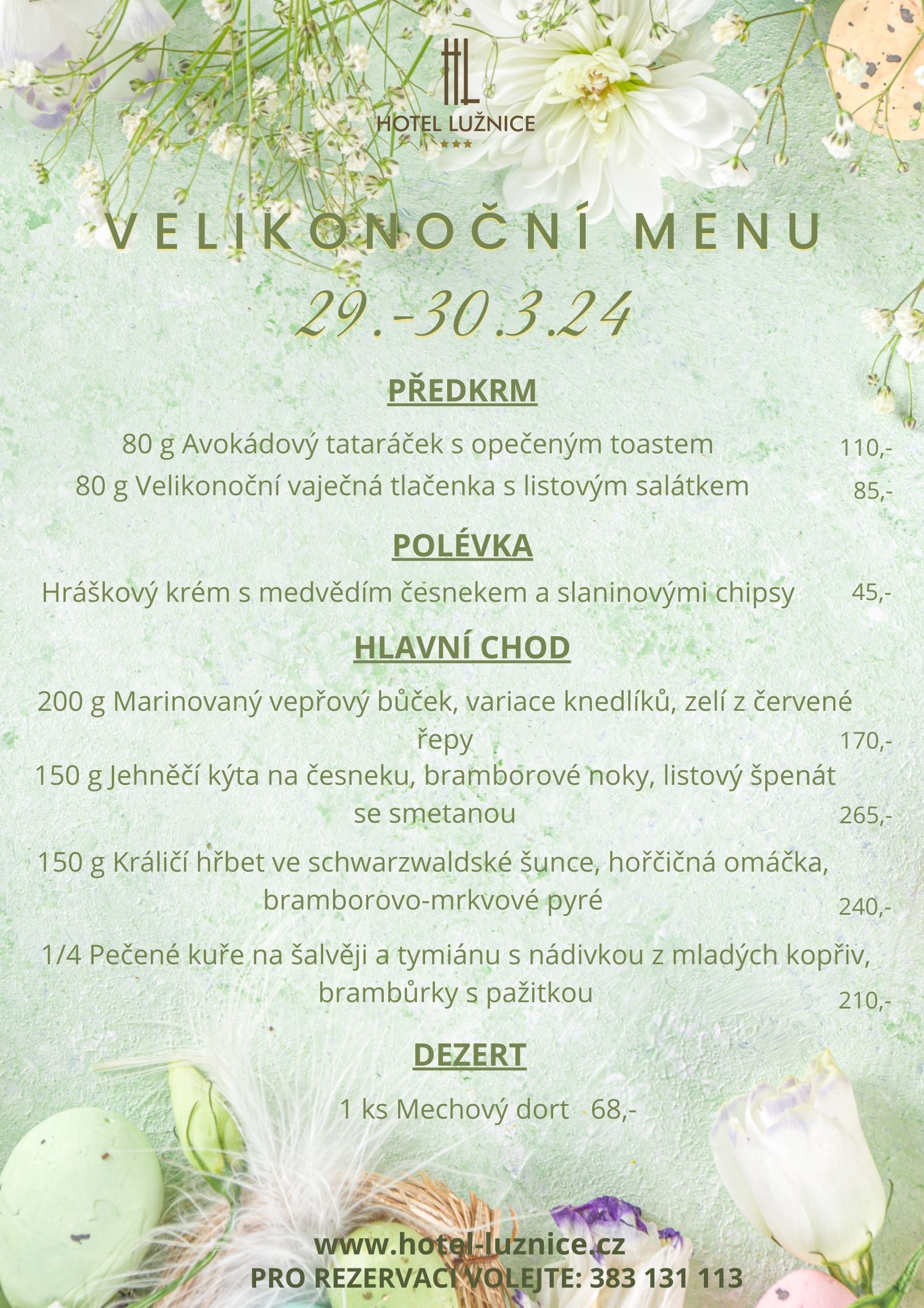 Velikonoční menu